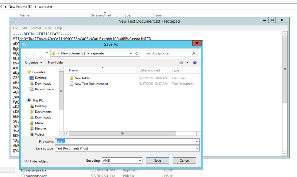 How to renew SAProuter Certificate Step by Step - Amar IT Tech