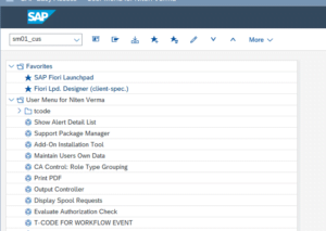 How to Lock Transaction Code (T-code) in SAP S4 Hana