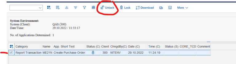 How to Lock Transaction Code (T-code) in SAP S4 Hana - Amar IT Tech