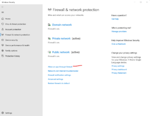 How to allow an FTP server through Windows Firewall