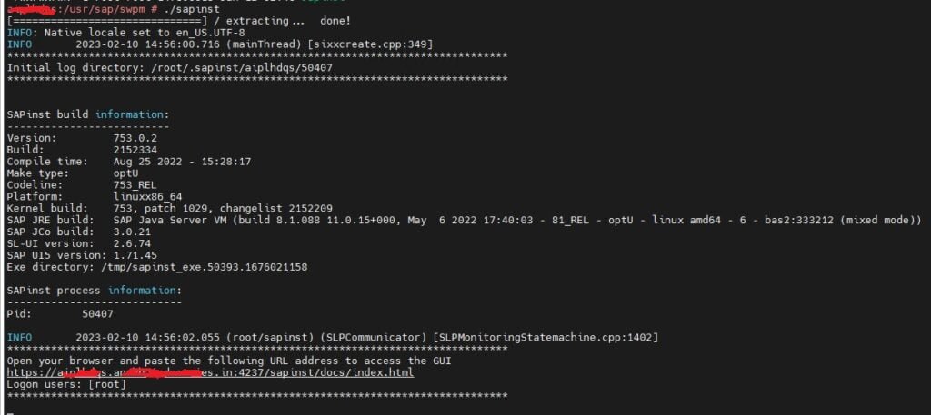 How to fix /src/ins/SAPINST/impl/src/selfextract/iauxsysex