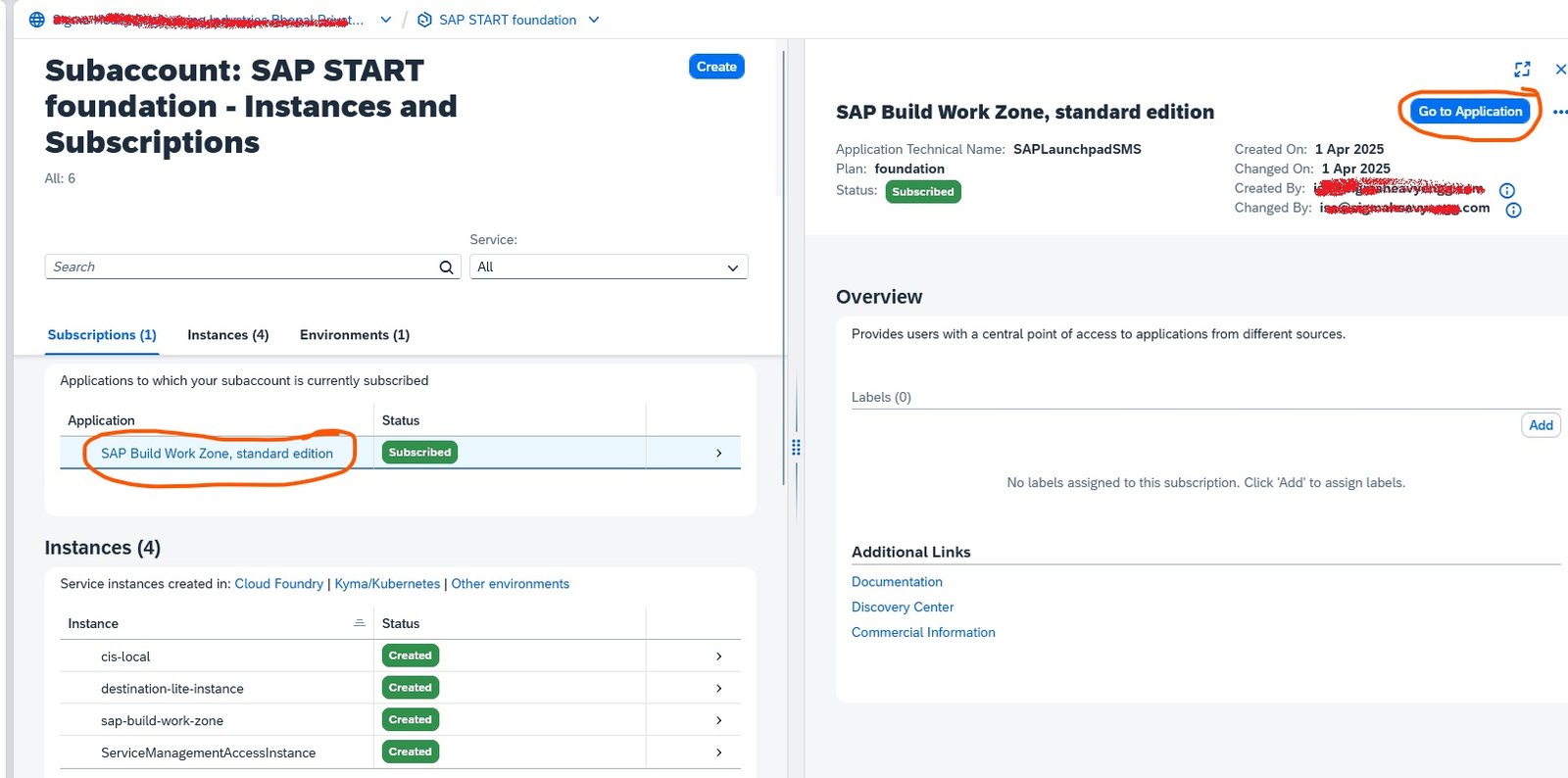 SAP Build Work Zone application Site Configuration